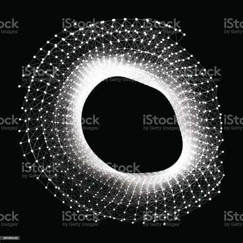 선 및 점 와이어 프레임 개체입니다 추상적인 3d 연결 구조입니다 디자인에 대 한 기하학적 모양입니다 격자 요소 상징 및 아이콘입니다 분자 격자입니다 0명에 대한 스톡 벡터
