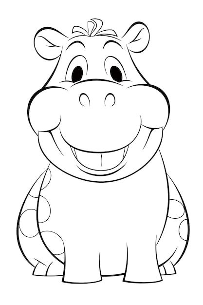 어린이를 위한 벡터 흑백 색칠 페이지 프리미엄 벡터