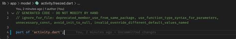Freezed Model Throws Error On Code Generation · Issue 268