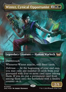 Deck Commander Winter Cynical Opportunist Magic The Gathering Mtg