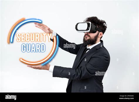 Conceptual Display Security Guard Conceptual Photo Tools Used To Manage Multiple Security