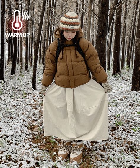 3컬러 펌킨 피치벌룬 기모 롱 스커트 벌룬 피치기모 빅사이즈 하비 겨울 치마