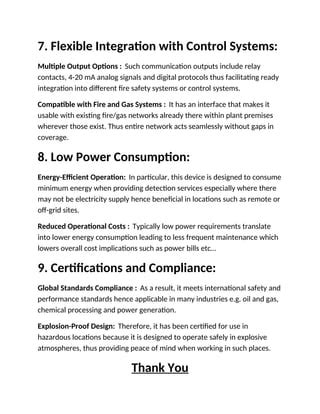 Honeywell XionUltra FLWT Multi Spectrum Flame Detector PDF
