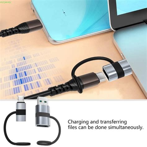 Cucryaa USB A USB Pin Male To Type C Female Adapter Quick Charging Supports Data Shopee