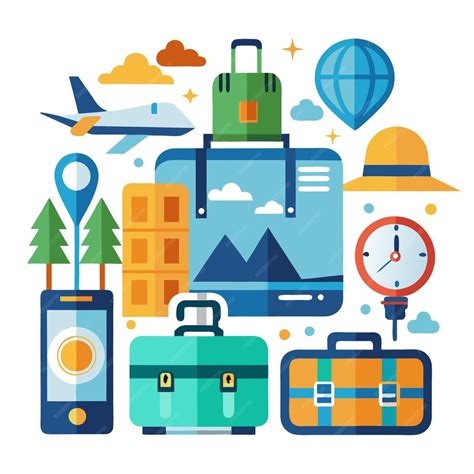 Time Management Icons Set Premium Ai Generated Vector