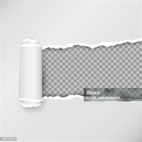 찢어진 종이 스트립의 디자인입니다 텍스트 공간이 있는 찢어진 열린 종이 벡터 일러스트 0명에 대한 스톡 벡터 아트 및 기타 이미지 0명 가장자리 개념 Istock
