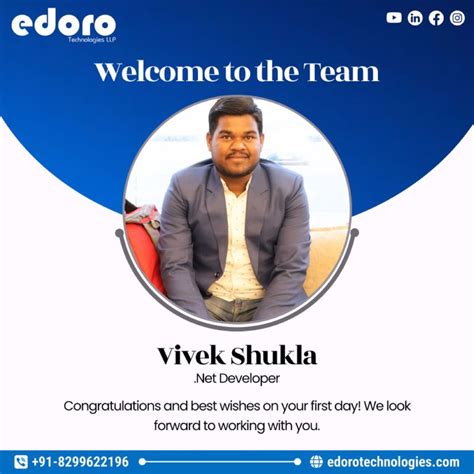 edoro technologies llp on linkedin newjoinee dotnetdeveloper