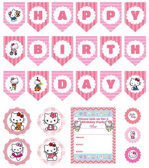 Hello Kitty Template Printable Pdf