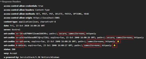 Authorised API Access Failing Due To Missing Authentication Cookie Attribute On ASP NET Core