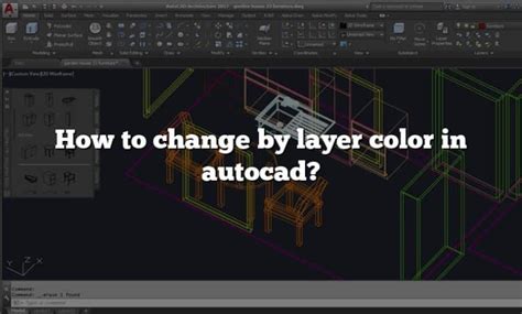 How To Change By Layer Color In Autocad
