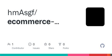 GitHub HmAsgf Ecommerce Mobile