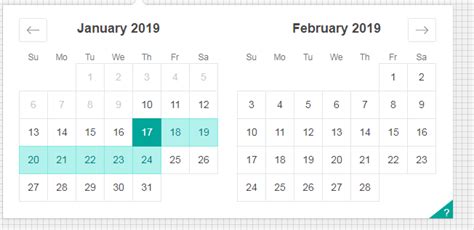 hover effect for date range · issue 133 · shahabyazdi react multi date