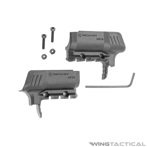 Recover Tactical Gr26 Rail Adapter For Glock 26 27 Wing Tactical