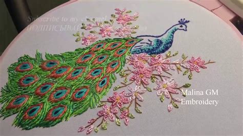 Simple Peacock Designs For Embroidery