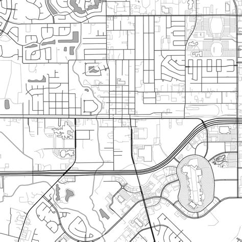 Katy Texas Map Print In Classic — Jace Maps