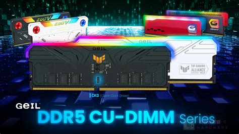 高速穩定新選擇！geil 宣佈推出 Ddr5 Cudimm 與 Udimm 記憶體 Unikos Hardware