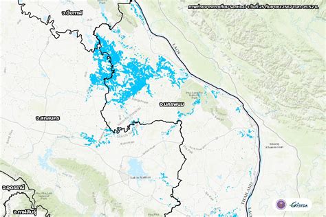 3 จังหวัดอีสานตอนบนท่วมกว่า 2 แสนไร่ 🛰️gistda ติดตามสถานการณ์น้ำท่วม