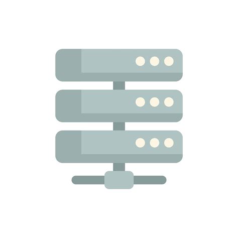 Server Icon Flat Vector Desktop Panel 17326841 Vector Art At Vecteezy