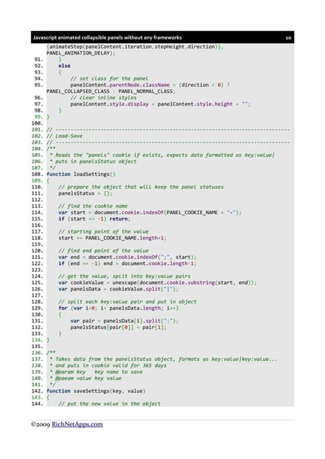 Collapsible Panels Tutorial Pdf