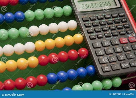 Abacus And Scientific Calculator Stock Image Image Of Learning