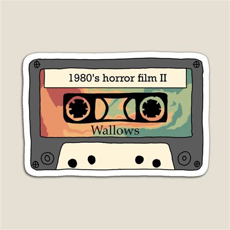 Wallows 1980 Cassette Sticker By Alliehayss Redbubble Image A
