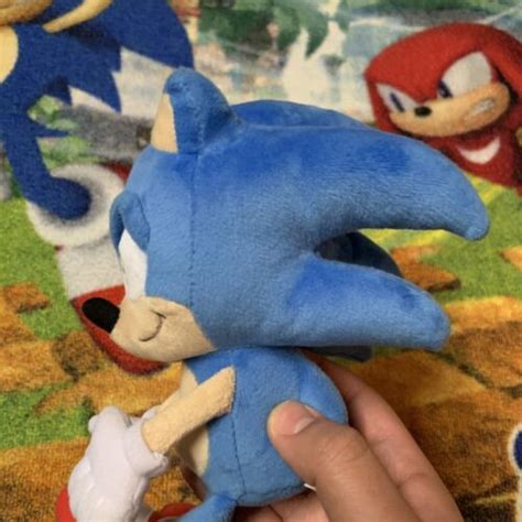 Sonic The Hedgehog Sonic Plush Toy Doll Sanei 2012 Rare 10 Sega