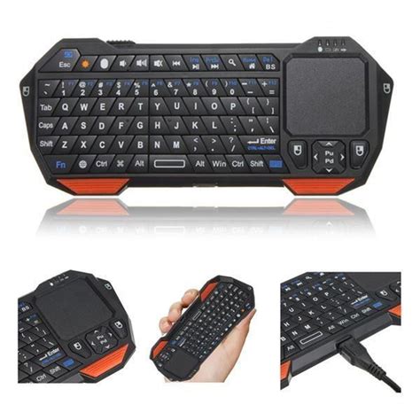 Mini Clavier Sans Fil Bluetooth Souris Touchpad Pour PC IPad Cdiscount Informatique