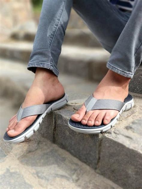 Buy Fausto Men Grey Phylon Sole Flexible Ultrasoft Outdoor And House Slippers 9 Uk Online At