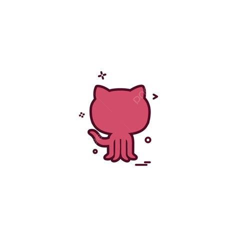 Github Vector Hd Images Github Icon Design Vector Git Ember Connection PNG Image For Free