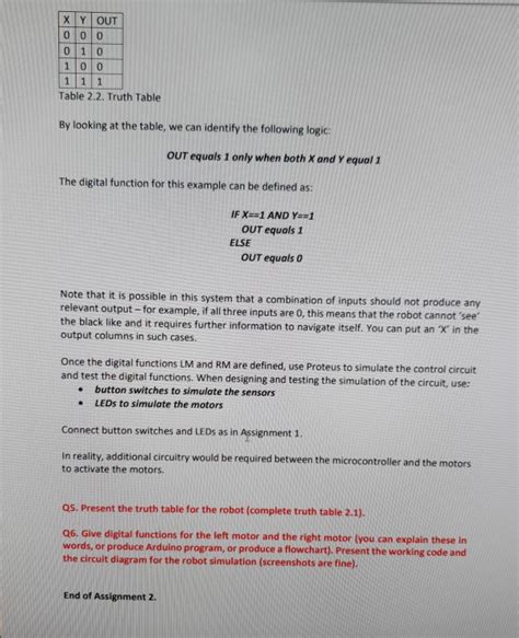 Solved Assignment Design For Control Controlling The Chegg