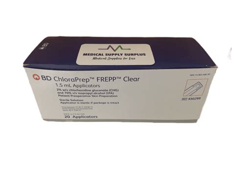Chloraprep® One Step 1 5 Ml Prep Solution Frepp® Applicator 2 70 Strength Chg Medical