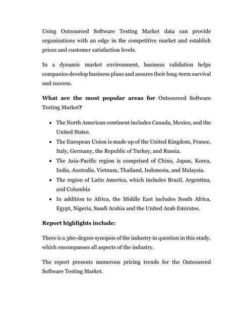 PPT Outsourced Software Testing Market PowerPoint Presentation Free Download ID 14119526