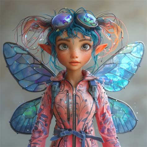 Rendering 3d Della Fata Carina Immagine Generata Dallia