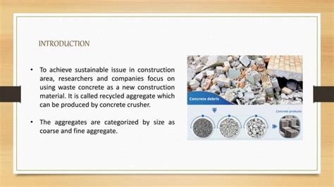 Recycled Concrete Aggregate In Construction Part I Ppt