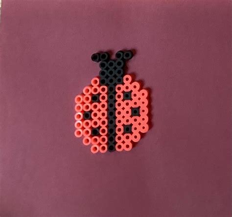 Ladybug Perler Bead Pattern Etsy