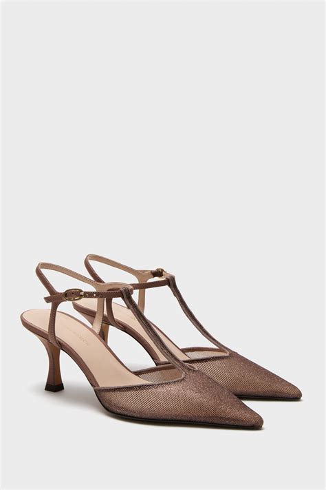 Mauve Metallic Mesh Margot Heels Tuckernuck Shoes