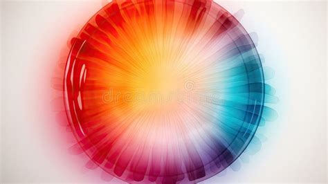 Vibrant Gradient Circle Background For Modern Designs And Art Stock