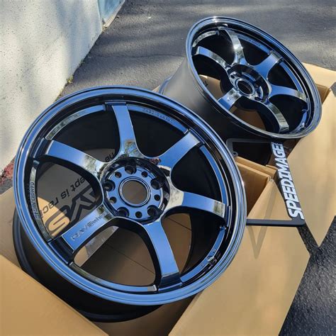 Rays Gram Lights 57dr Wheel 18x95 38 5x120 Dark Blue Chrome