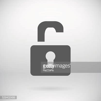 Flat Lock Unlock Sign Vector Security Symbol Background Stock Clipart Royalty Free FreeImages