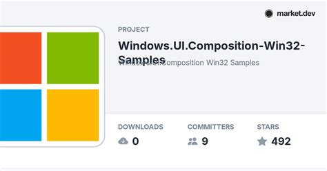 Windows UI Composition Win Samples Ecosystem Directory Market Dev