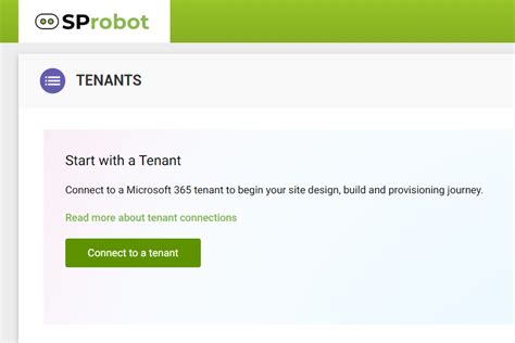 Connect Sprobot To Your Microsoft Tenant