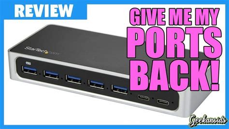 Startech Port Usb Hub Usb C Hb C A Csc Review Tweaks For Geeks
