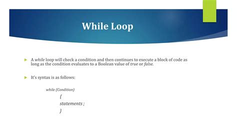 loops and conditional statements pdf