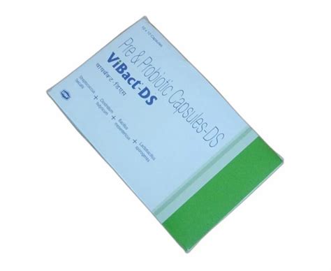 Pre And Probiotic Capsules Vibact Ds Tablets For Clinical Packaging