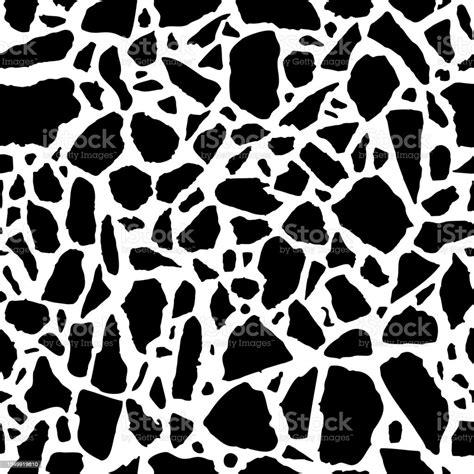 벡터 테라초 원활한 패턴 추상적인 흑백 이탈리안 바닥돌 콘크리트 질감 인테리어 디자인 인쇄 벽지 직물 직물을위한 고전적인 화강암 천연 질감 배경 0명에 대한 스톡 벡터 아트