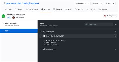 github actions video