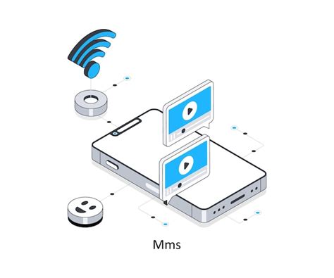 Premium Vector Mms Isometric Stock Illustration Eps File Stock