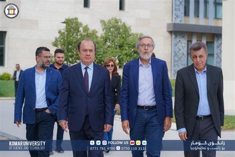 Sabis Educational Systems Delegation Visits Komar University Of Science And Technology Komar