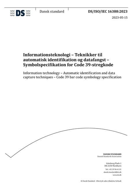 DANSK DS ISO IEC ASHRAE Store