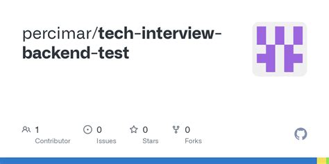 Github Percimar Tech Interview Backend Test